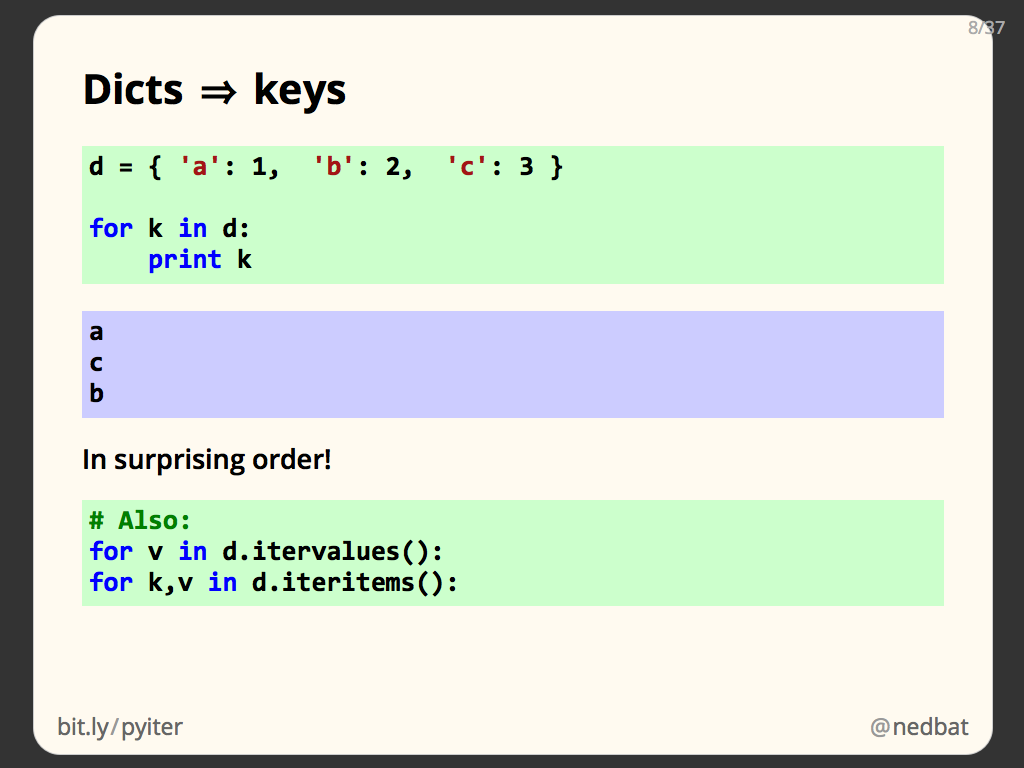 Loop Like A Native Ned Batchelder